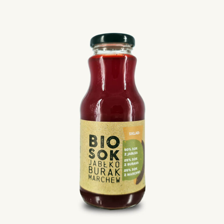 BIO SOK BURAK MARCHEW JABŁKO - Owocowe smaki